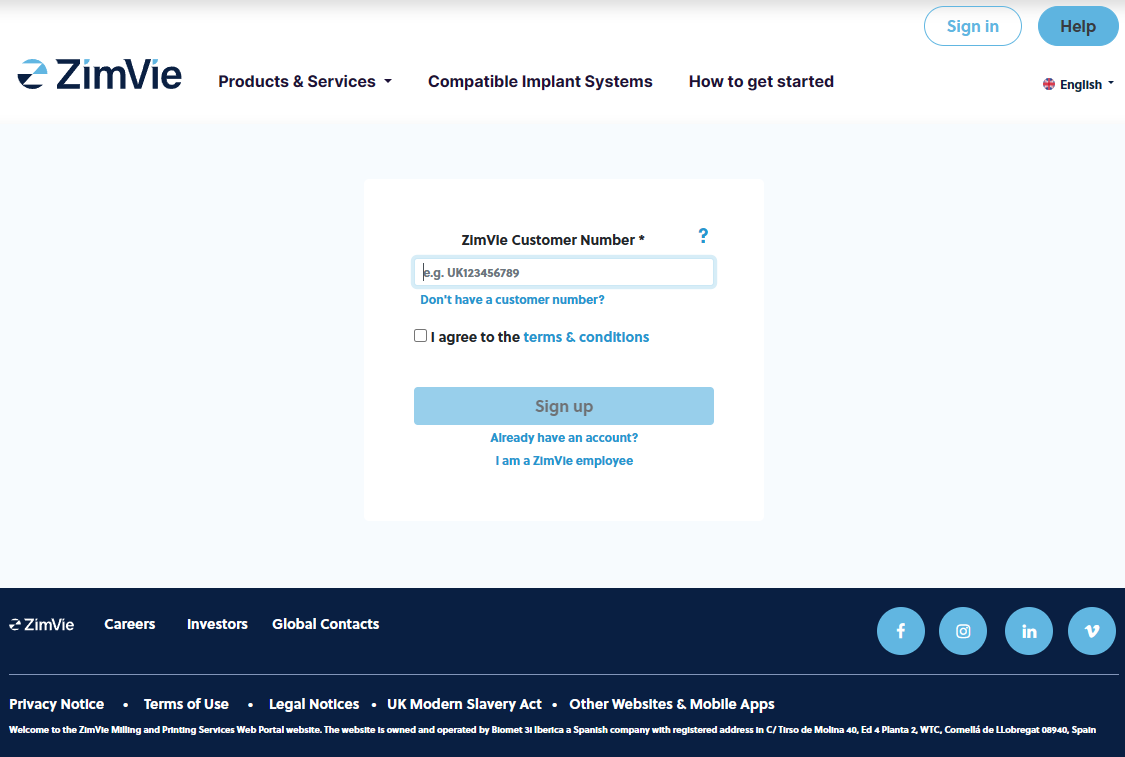 Get Started | production.zimvie.eu