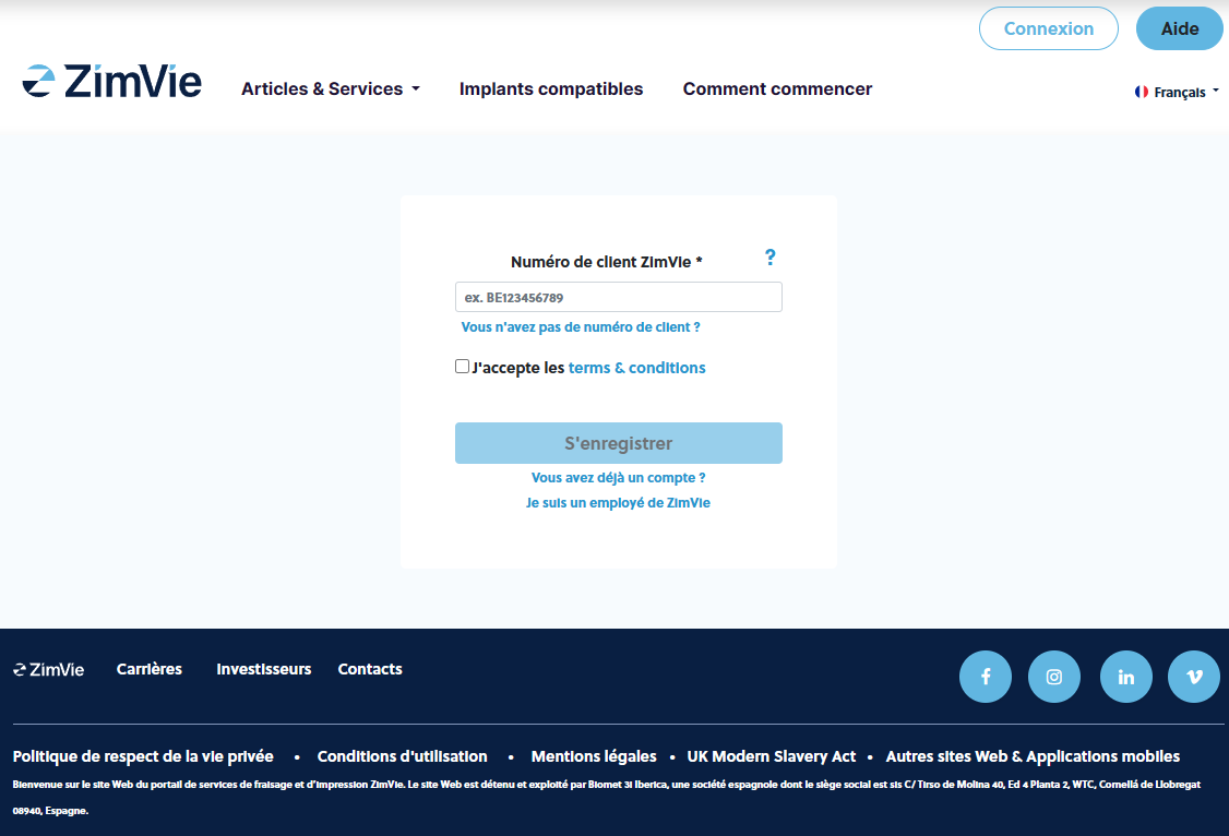 Get Started | production.zimvie.eu