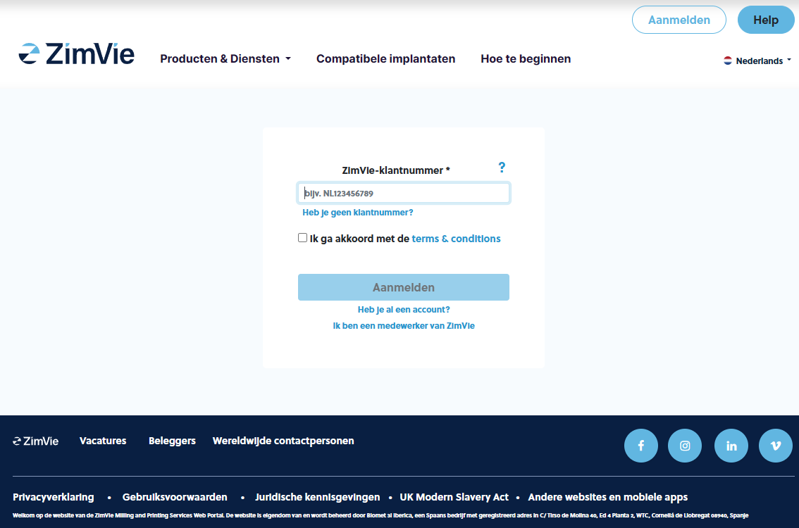 Get Started | production.zimvie.eu