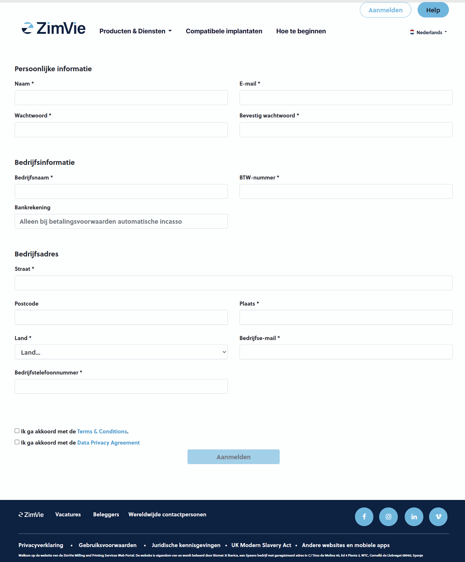 Get Started | production.zimvie.eu