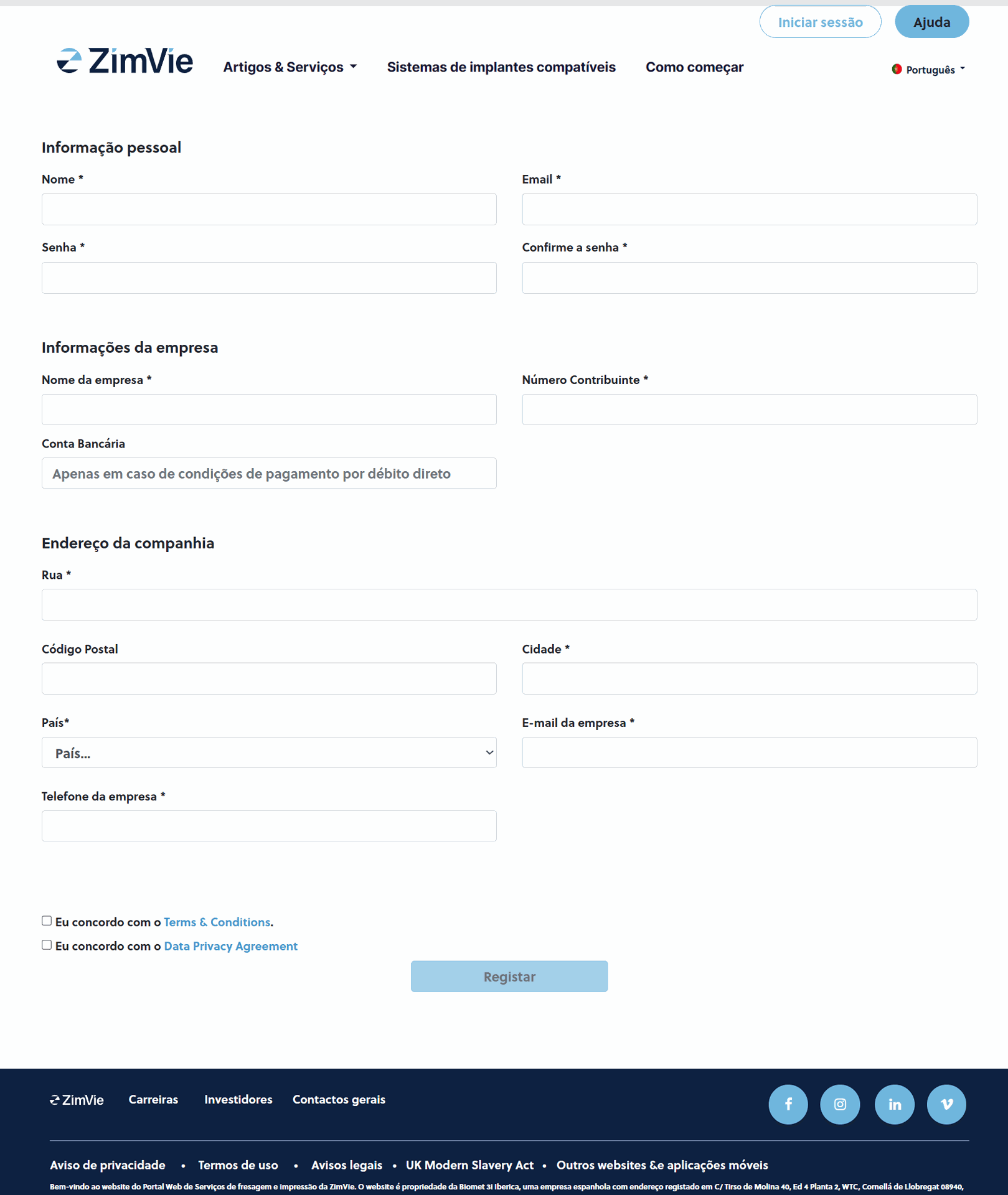 Get Started | production.zimvie.eu